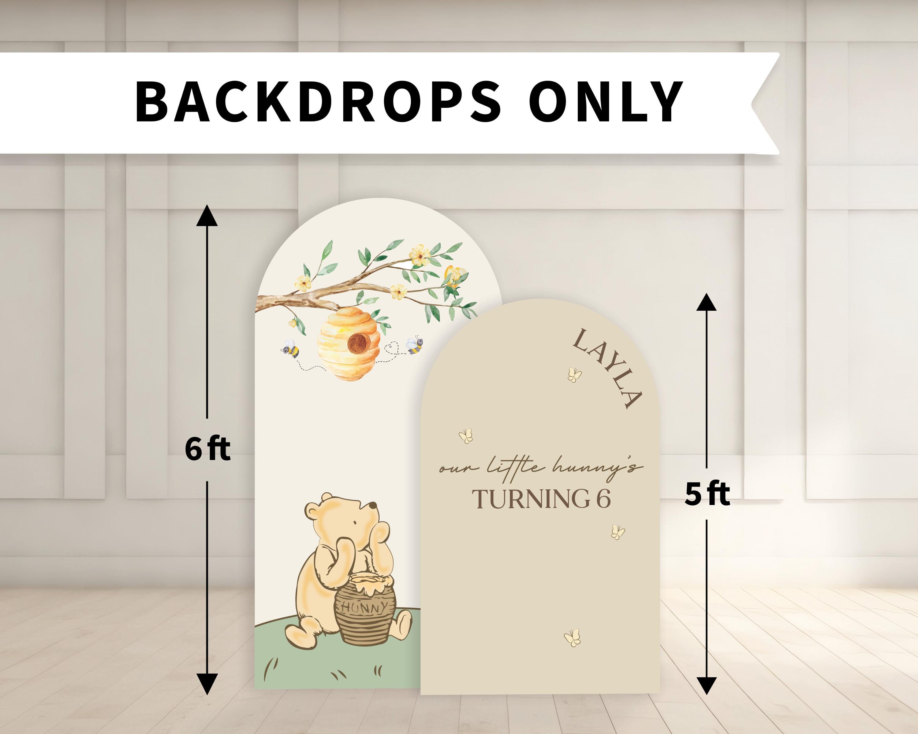 Winnie the Pooh Baby Shower Backdrop: Custom Birthday Party Bridal ...