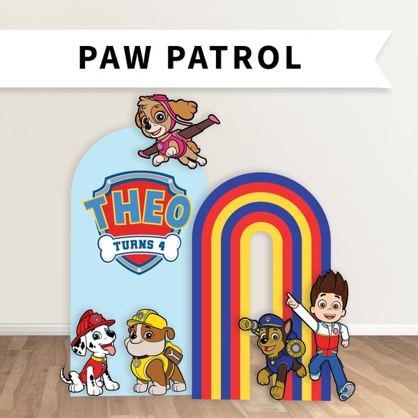 Paw Patrol Backdrop - Etsy