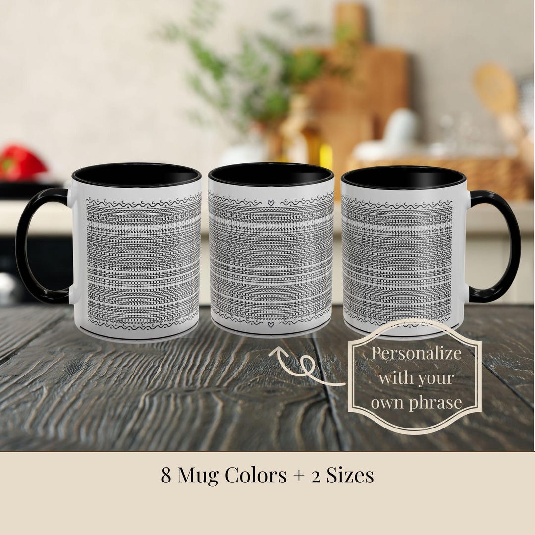 Personalized Hidden Message Mug Custom Coffee Cup for Birth or ...