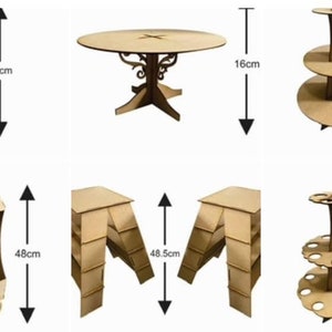 6 Piece Candy Bar Set-up Kit - Etsy