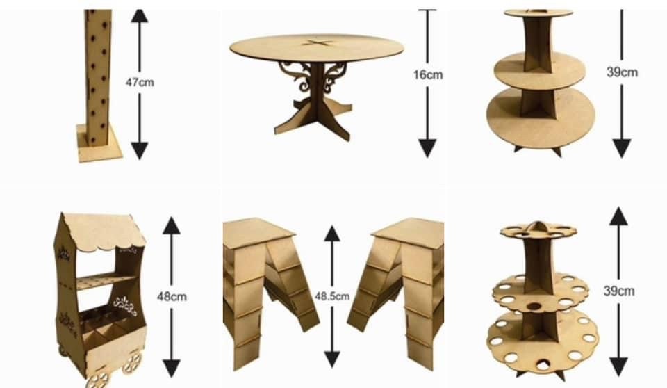 6 Piece Candy Bar Set-up Kit - Etsy