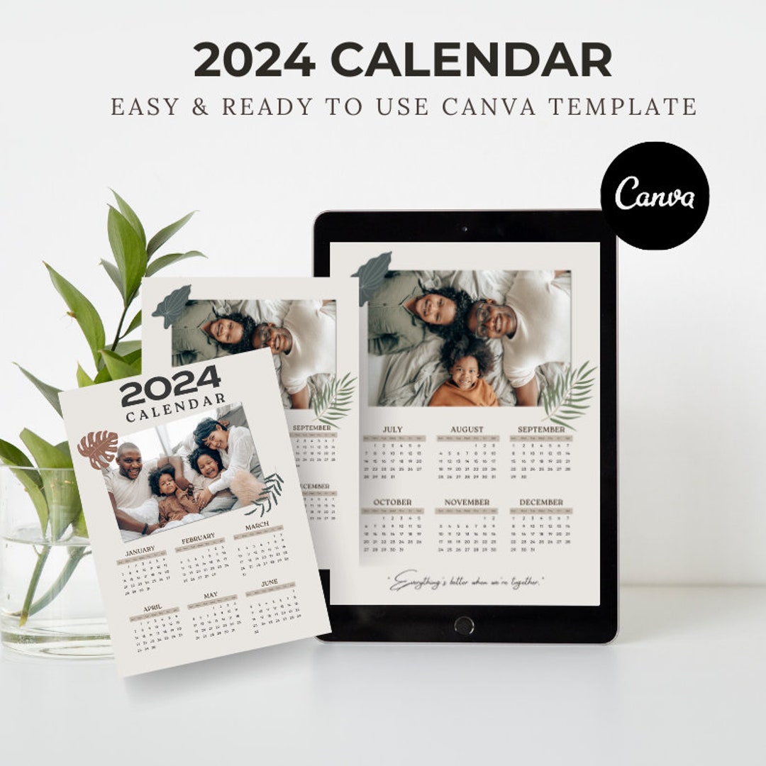Customizable 2024 Digital Calendar: Plan Your Year With Clarity and ...