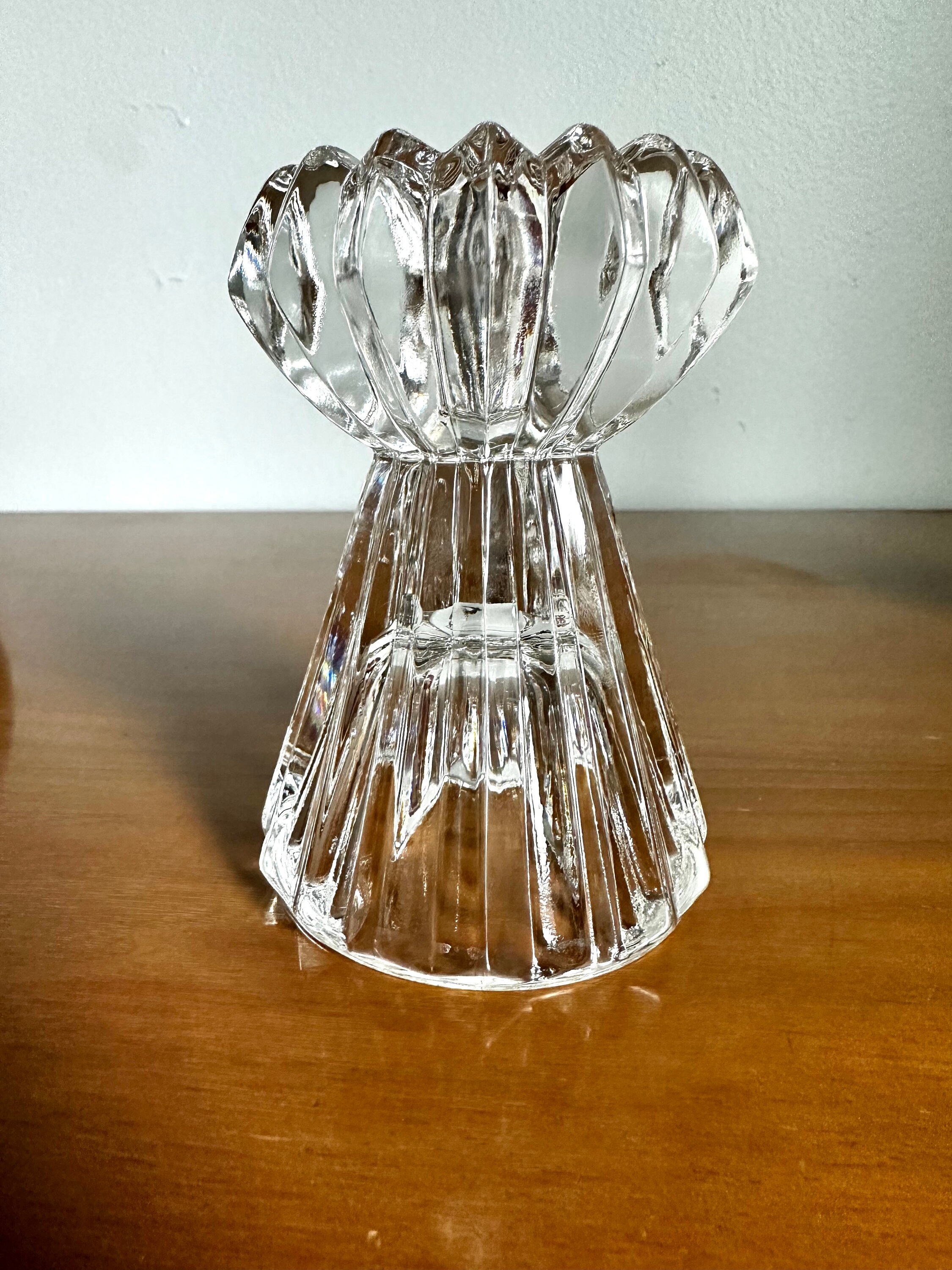 Vintage Mikasa Diamond Fire Design Candle Holders - Etsy