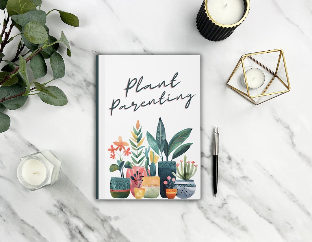 Botanical Plant Garden Journal, Plant Parenting Themed Notebook Lined ...