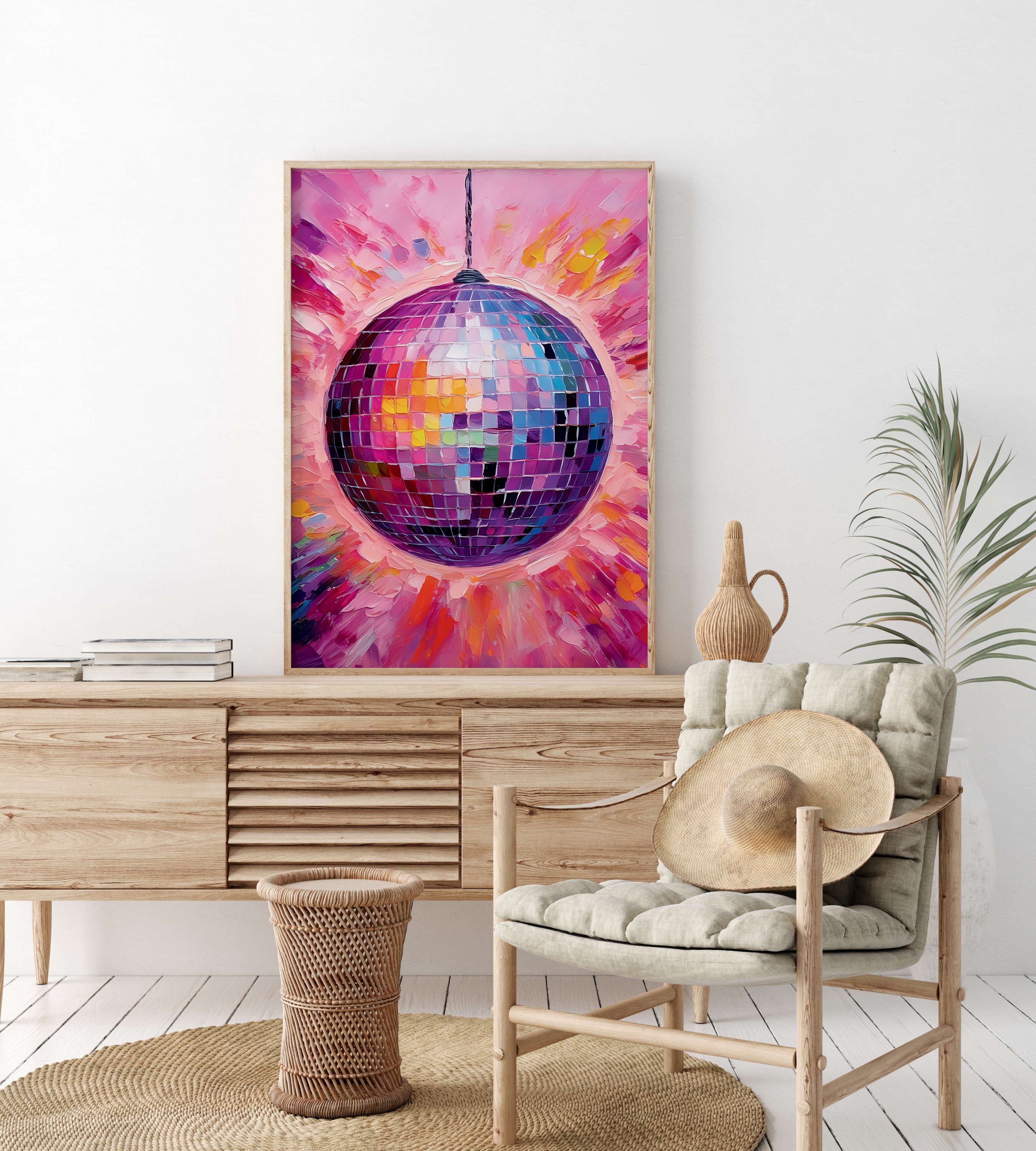 Disco Ball Wall Art | Disco Ball Prints | Girly Wall Art | Disco Ball ...