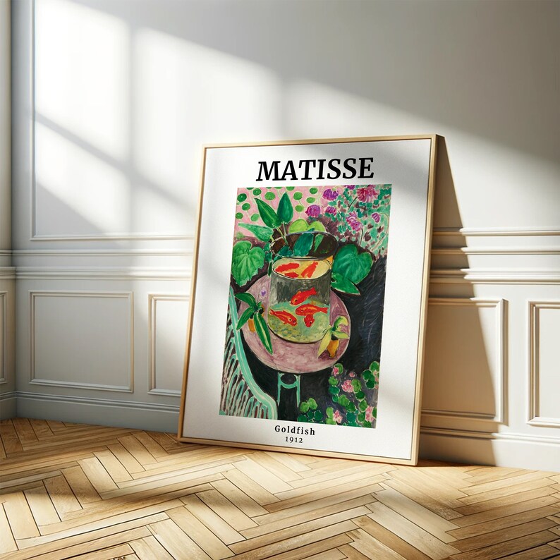 Matisse Goldfish Poster | Goldfish | Printable Matisse | Room Prints ...