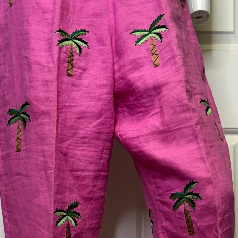 Embroidered Pants - Etsy