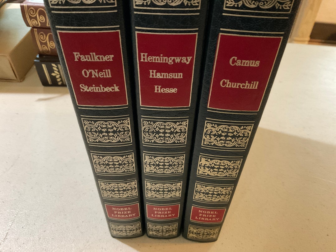 Nobel Prize Library - Faulkner, O’neill, Steinbeck, Hemingway, Hamsun ...