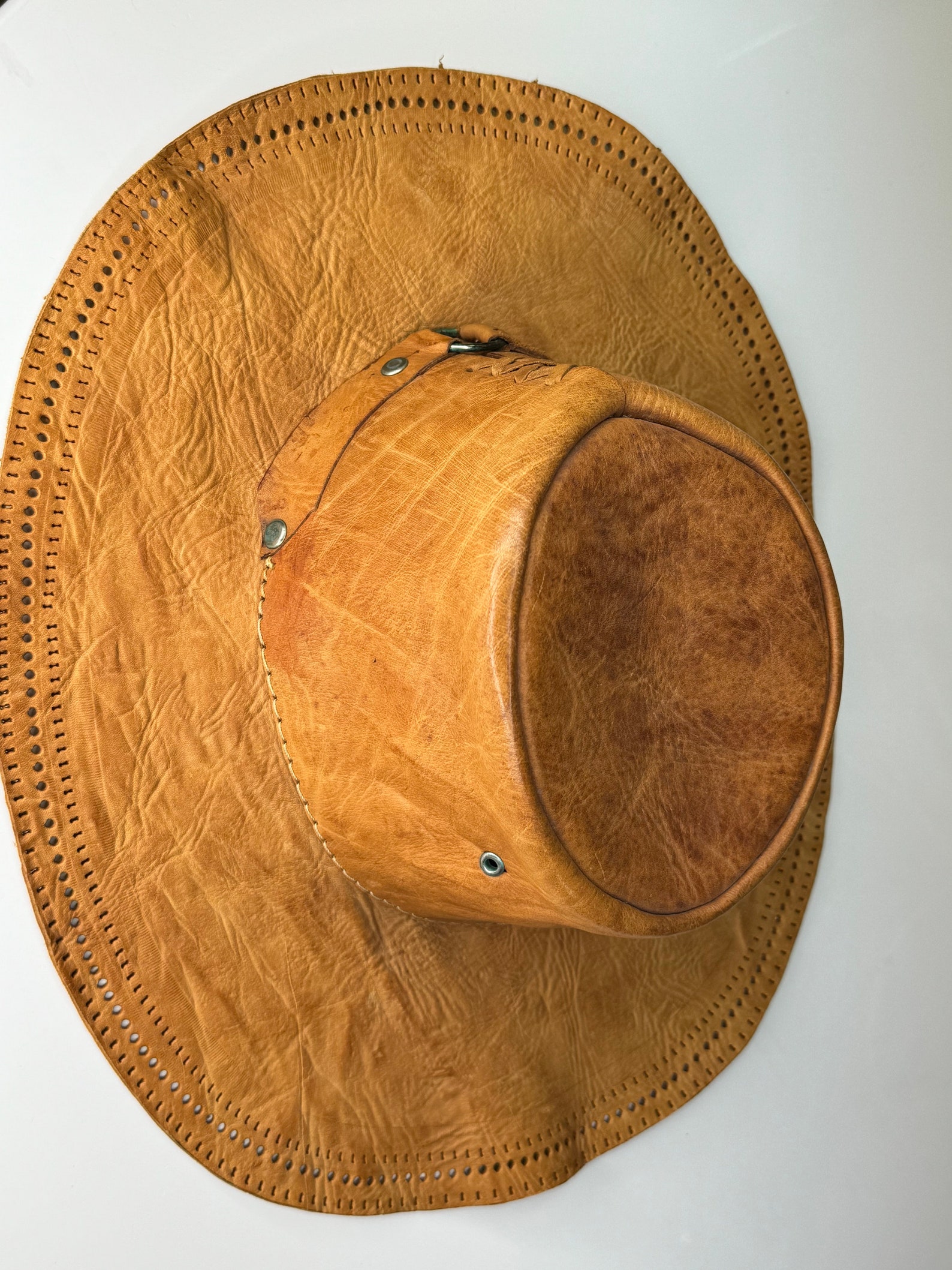 Leather Outback Hat - Etsy