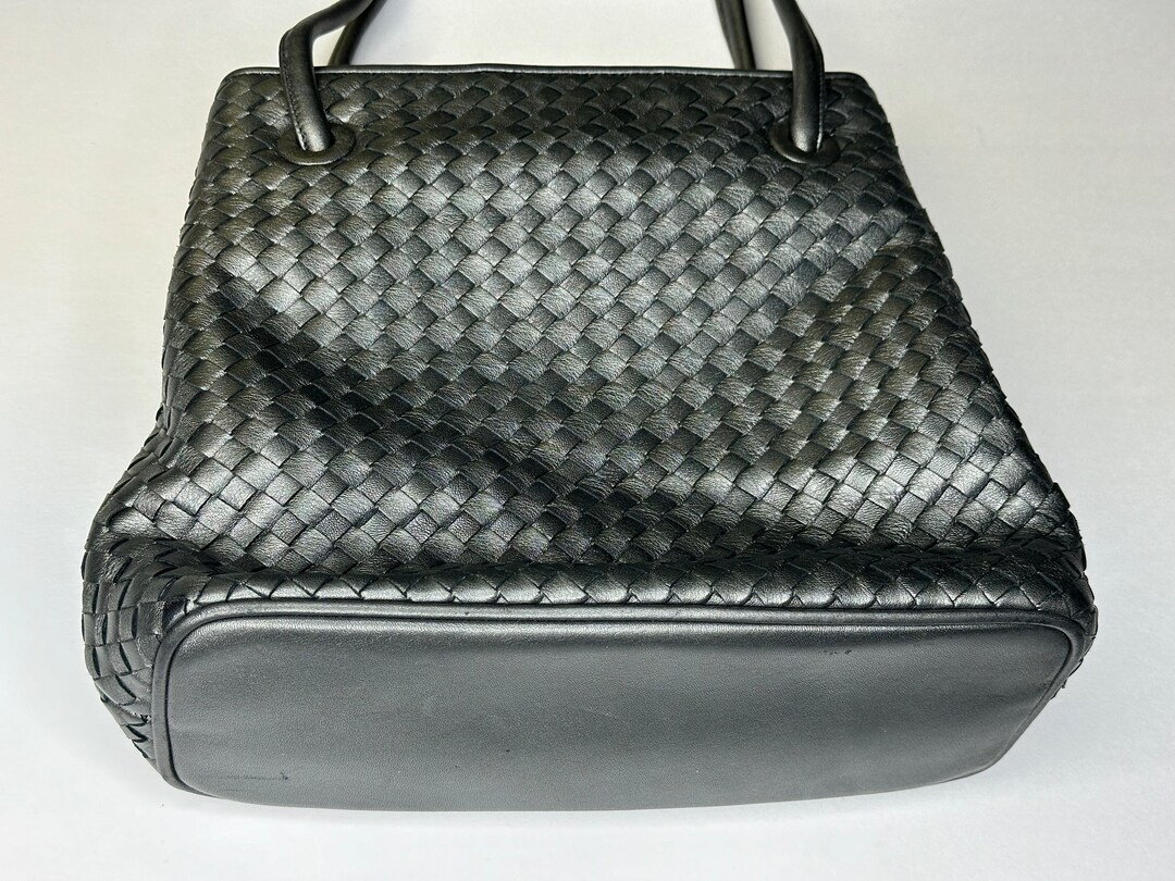 Pewter Metallic Leather Handbag - Etsy