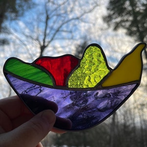 Fruit Bowl Stained Glass Pattern - Etsy