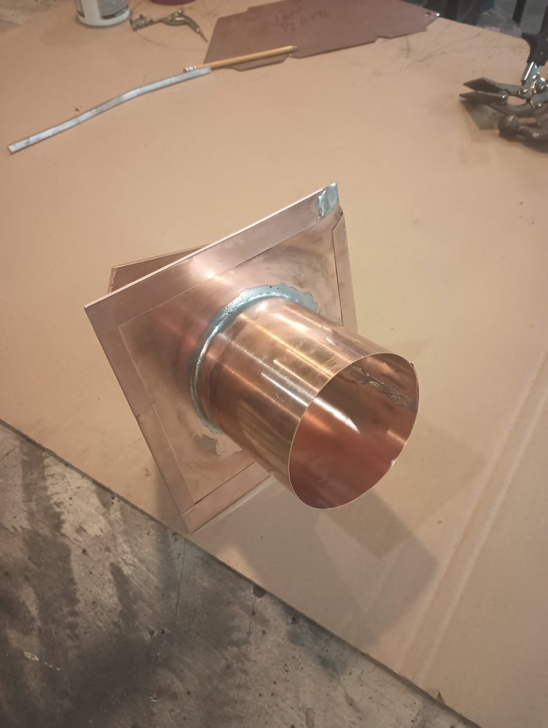 4" Copper Dryer Vent - Etsy