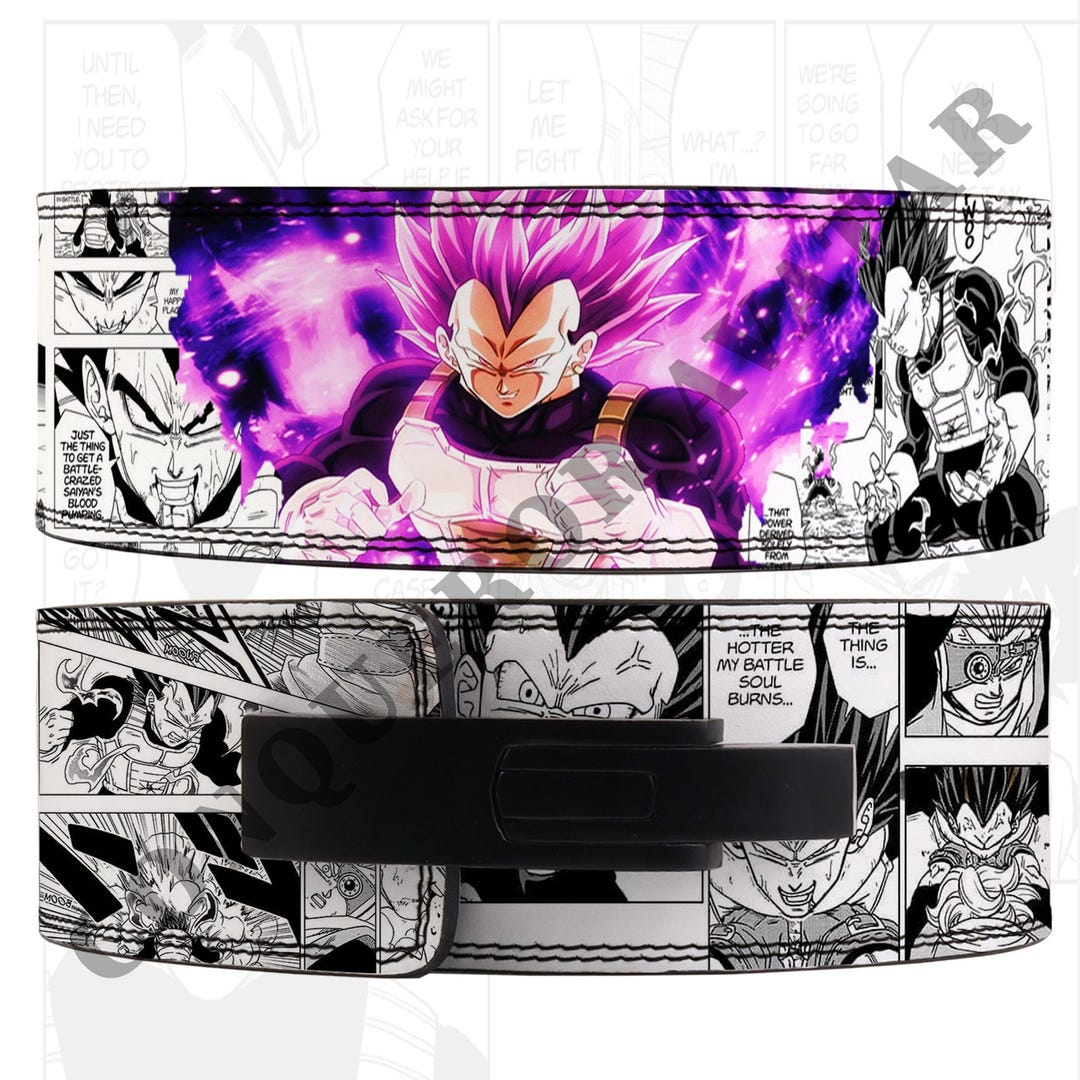 Dragon Ball Z Vegeta Anime Leather Lever Belt – Premium Powerlifting ...