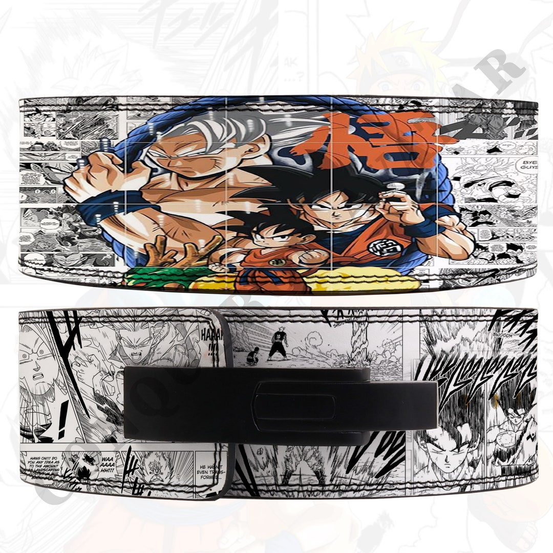 Dragon Ball Z Anime Lever Belt Powerlifting Belt Goku Lever Lifting ...