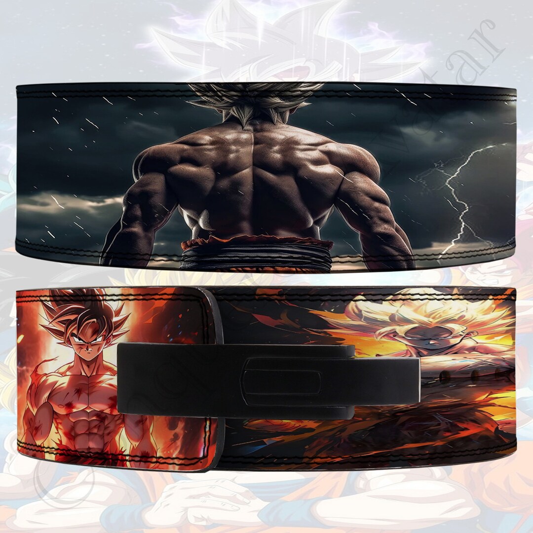 Anime Goku Lever Belt Powerlifting Belt Anime Lever Lifting Belt Goku ...