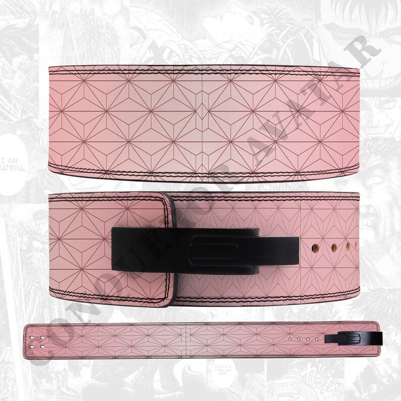 Demon Slayer Anime Leather Lever Belt – Premium Powerlifting ...