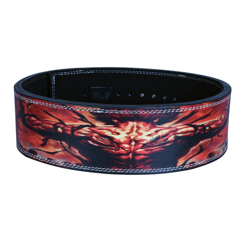 Baki Anime Leather Lever Belt – Premium Powerlifting & Weightlifting ...
