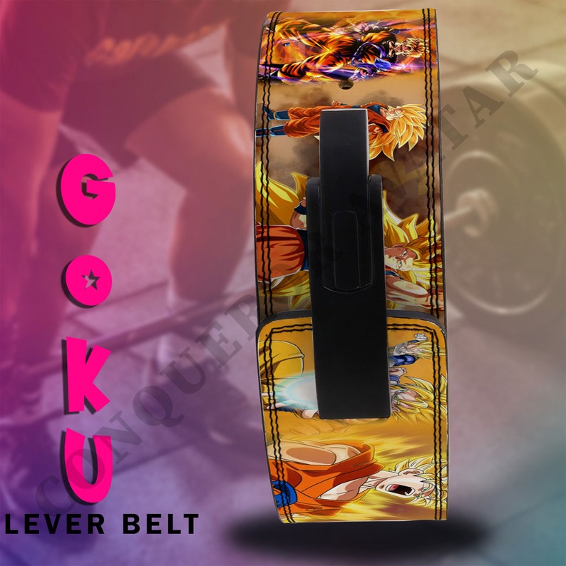 Dragon Ball Z Anime Leather Lever Belt – Premium Powerlifting ...