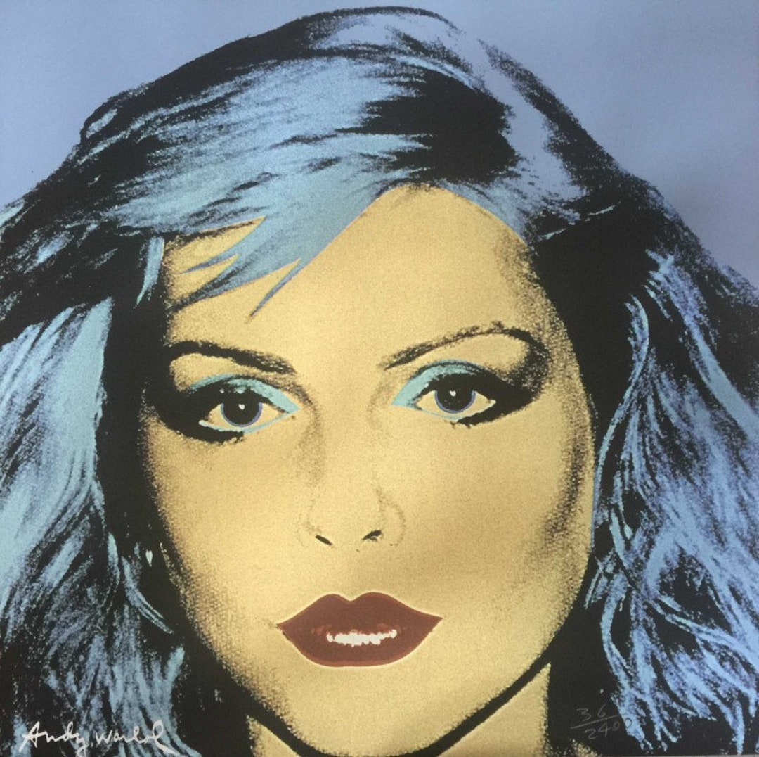 ANDY WARHOL Debbie Harry Signed, Pencil Numbered Lithograph edition of ...