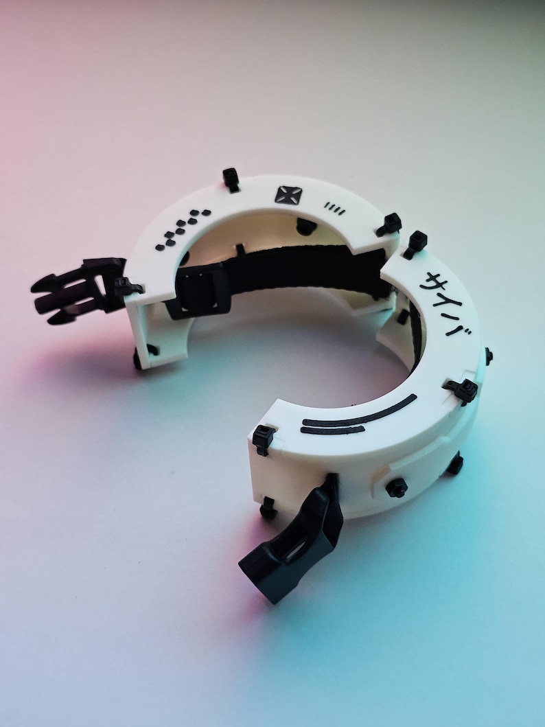 Cyberpunk Techwear Bracelet Wristband: Futuristic Wearable Tech for Sci ...