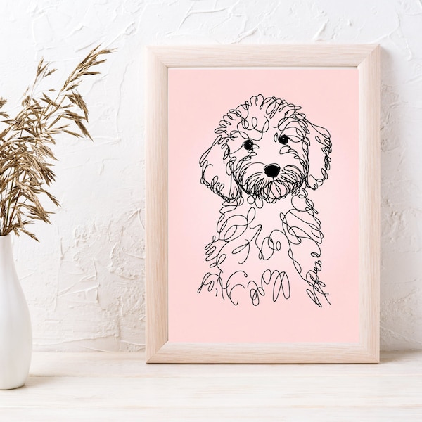 Labradoodle Print - Etsy