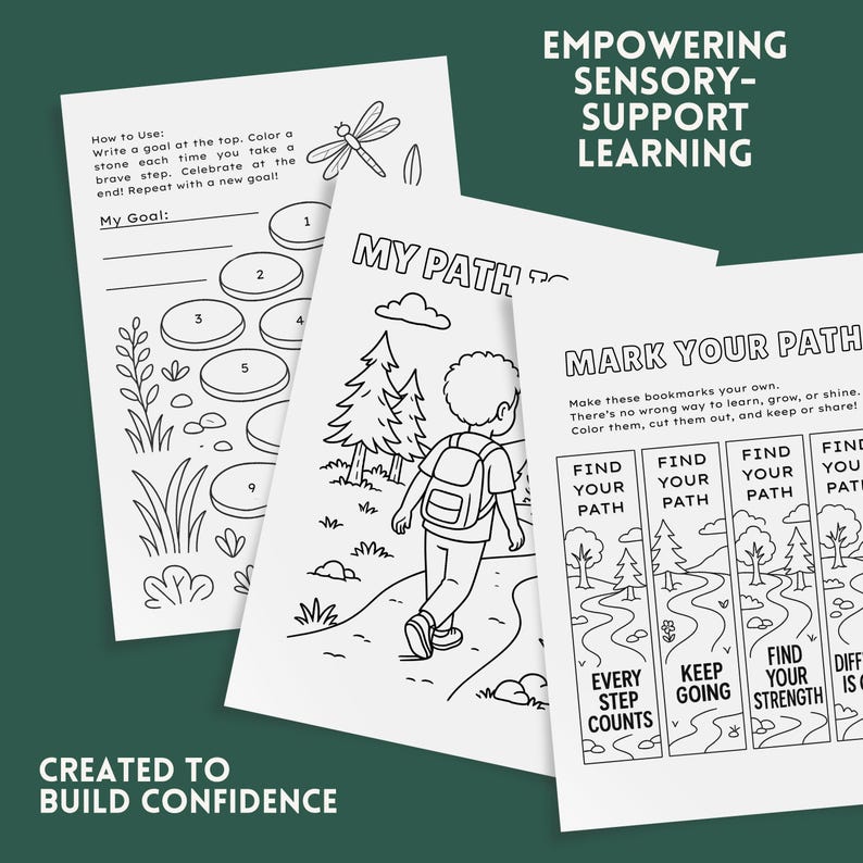 Kids Maze & Affirmation Printables - Etsy