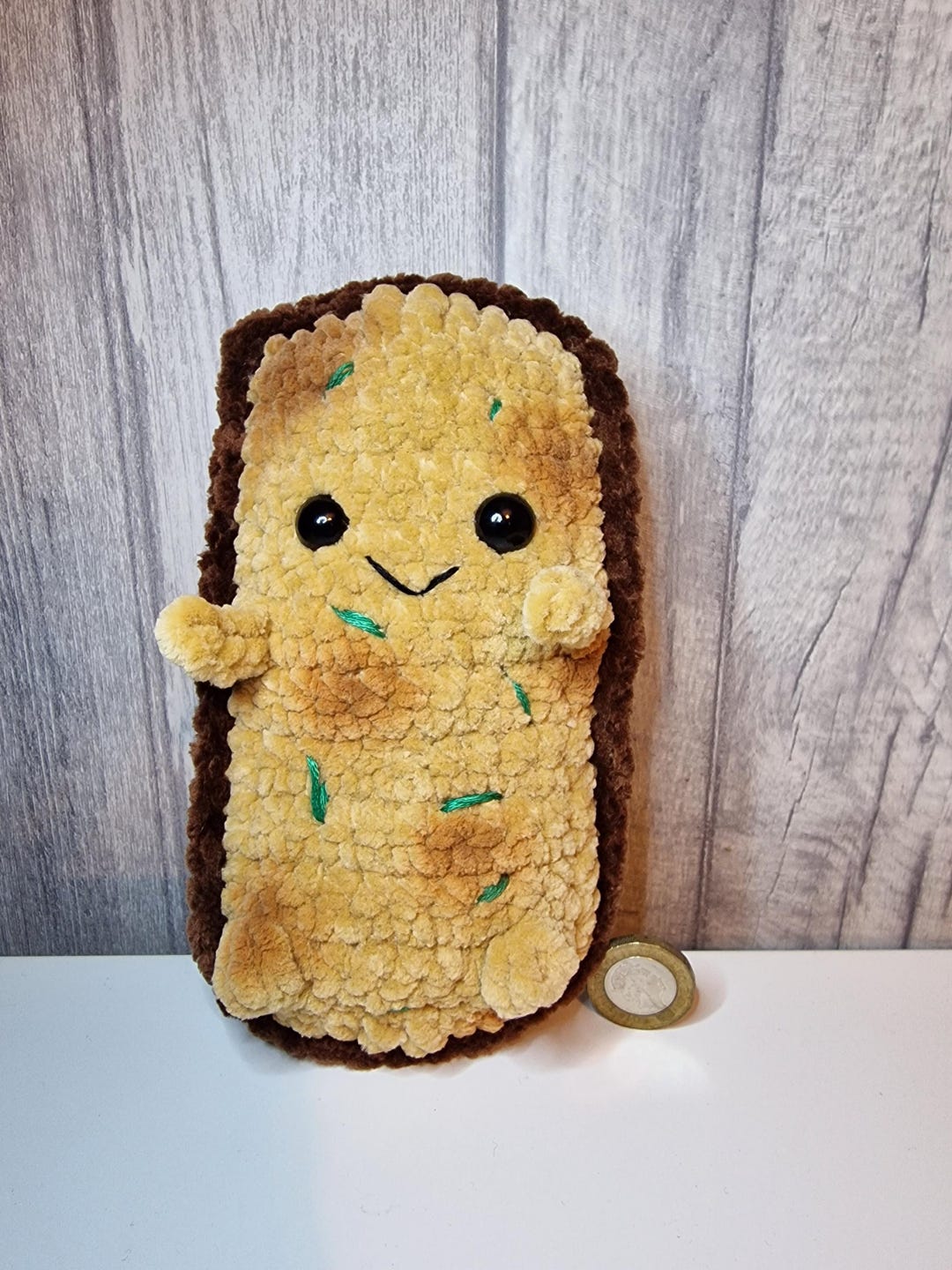 Garlic Bread Plushie/ Amigurumi - Etsy