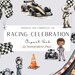 Racing Celebration Clipart, Instant Download, Boy Birthday, Race Car ...