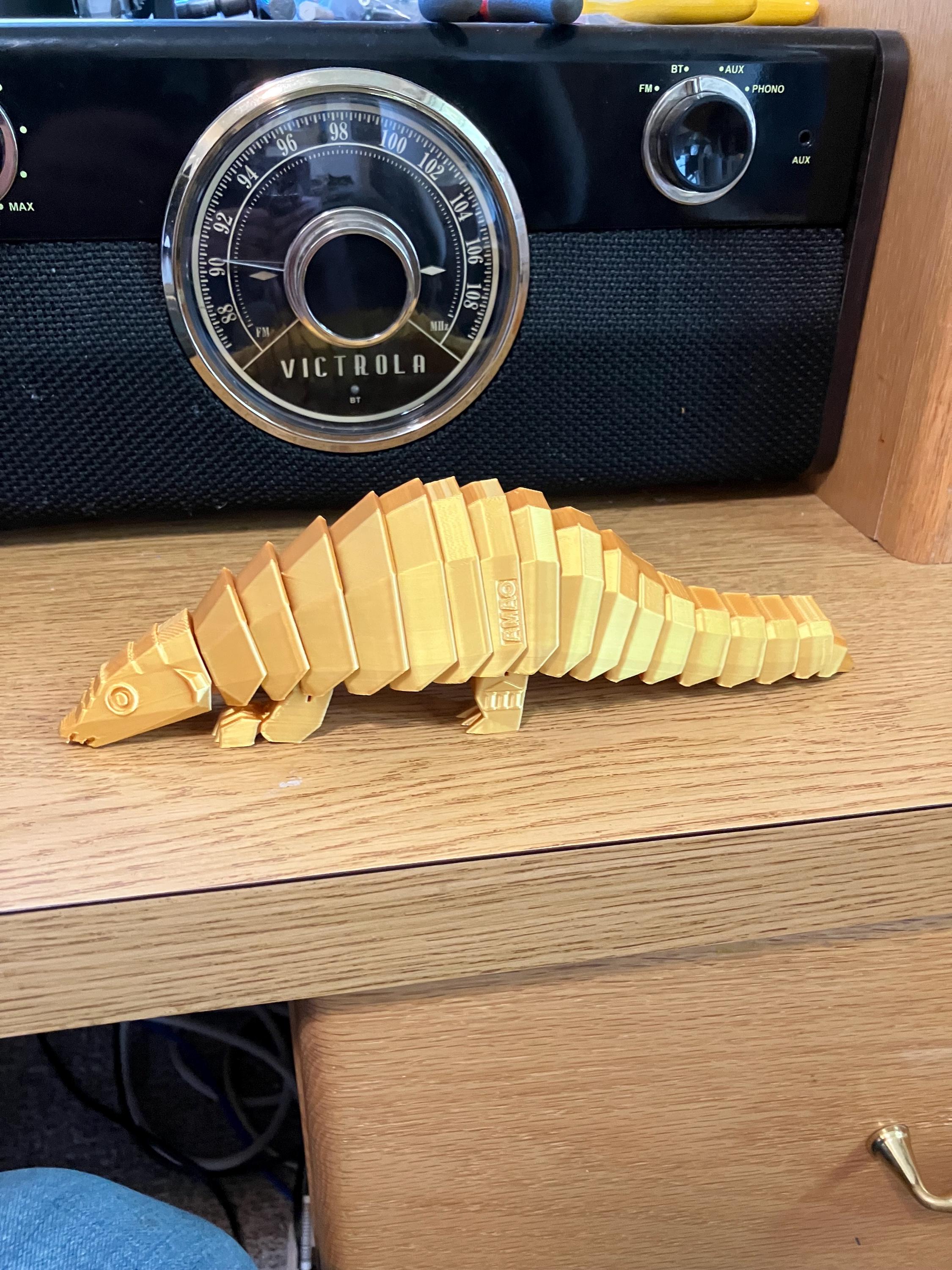 3D Printed Fidget Pangolin With Stand - Etsy