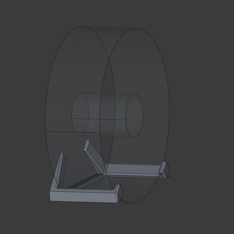 Flat Filament Holder for 3D Printing | 1kg Spool Wall Mount Stl/step ...