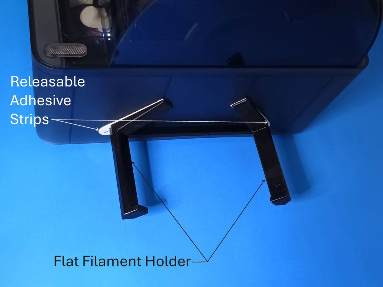 Flat Filament Holder for 3D Printing | 1kg Spool Wall Mount Stl/step ...