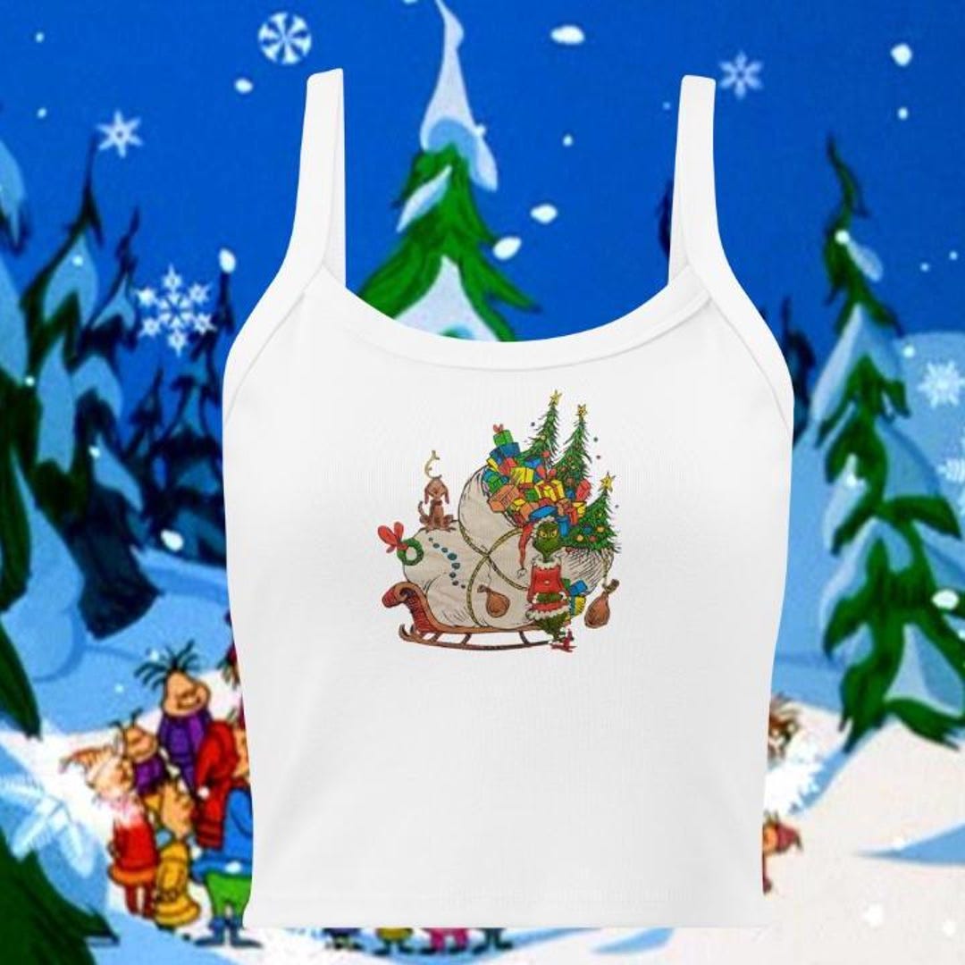 How the Grinch Stole Christmas Tank Top | Original Cartoon Graphic ...