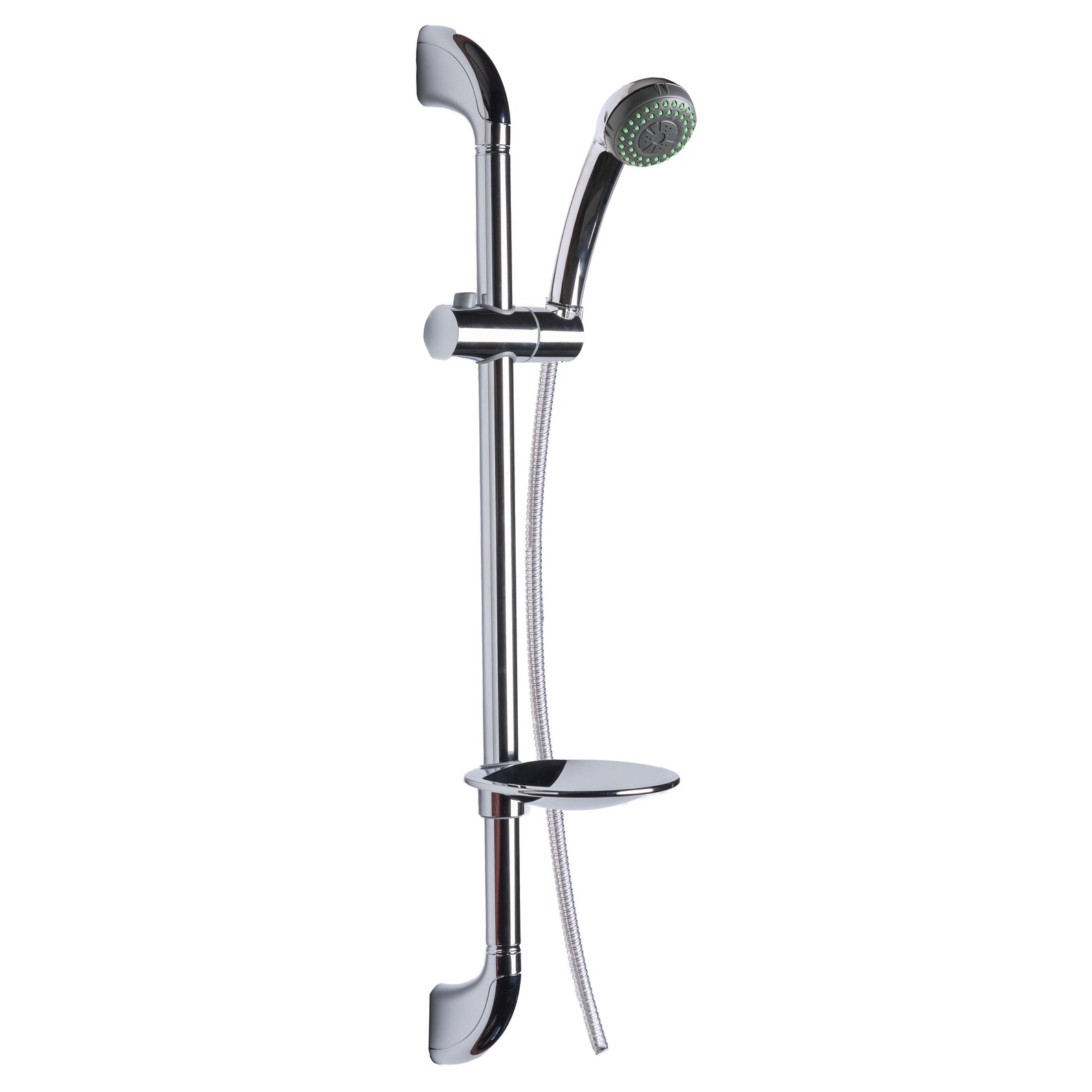 Bathroom Brass Slide Bar With Adjustable Height Massage Hand Held ...