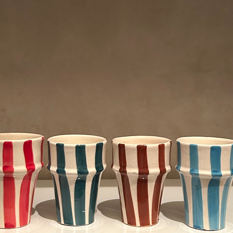 Striped Mugs - Etsy