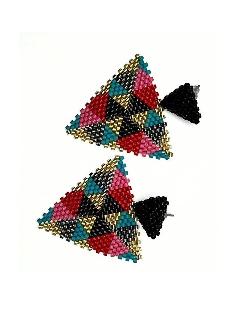 Kattaleya Earrings Miyuki Hand Made - Etsy