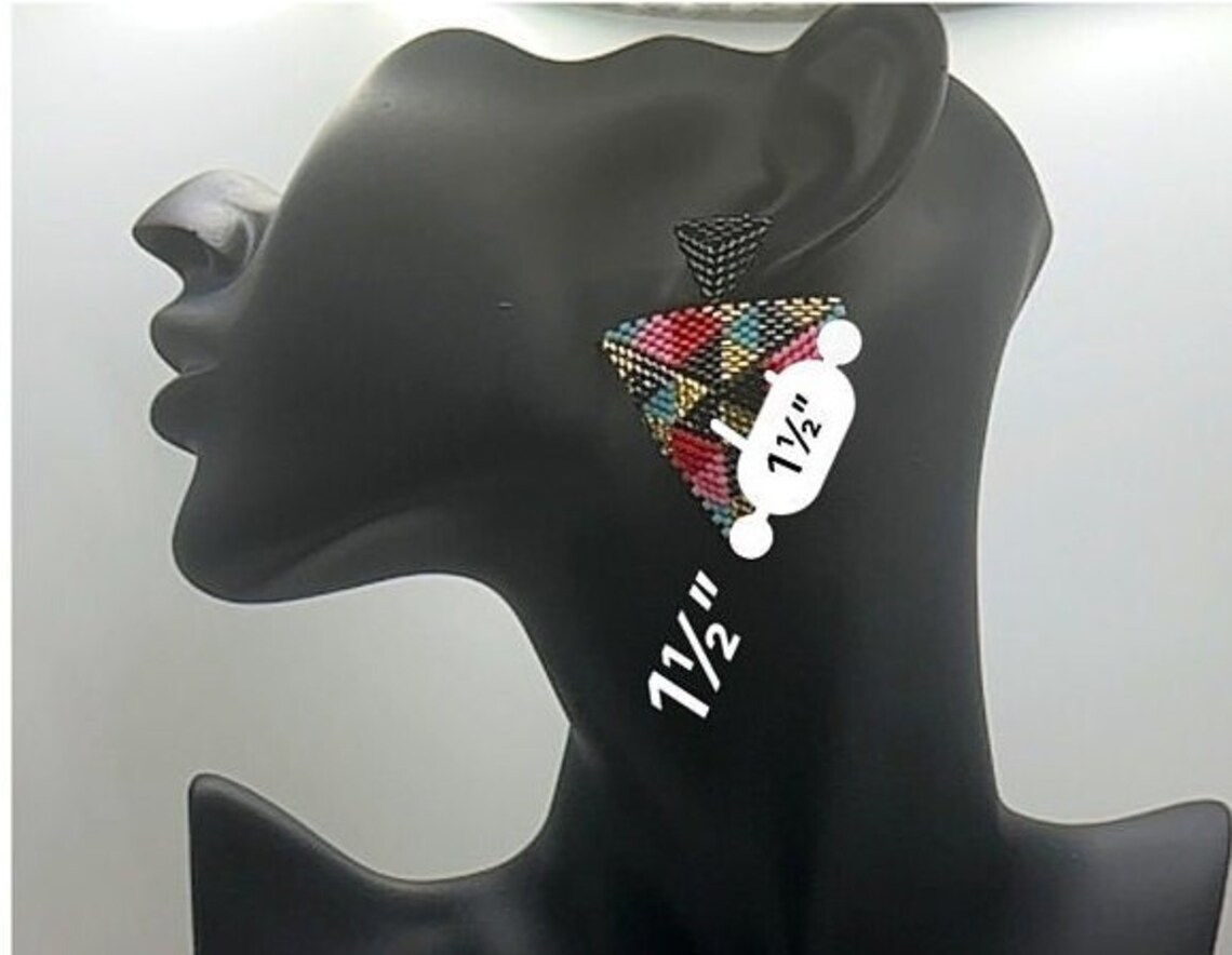 Kattaleya Earrings Miyuki Hand Made - Etsy