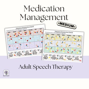 Functional Skills: Medication Organizer Medium - Etsy