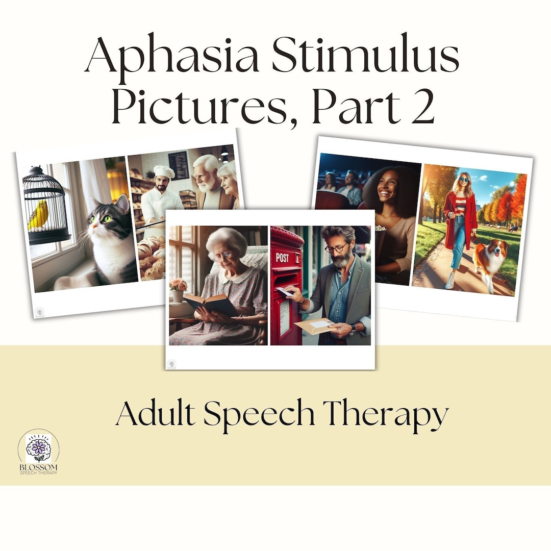 Aphasia Stimulus Pictures part 2 - Etsy