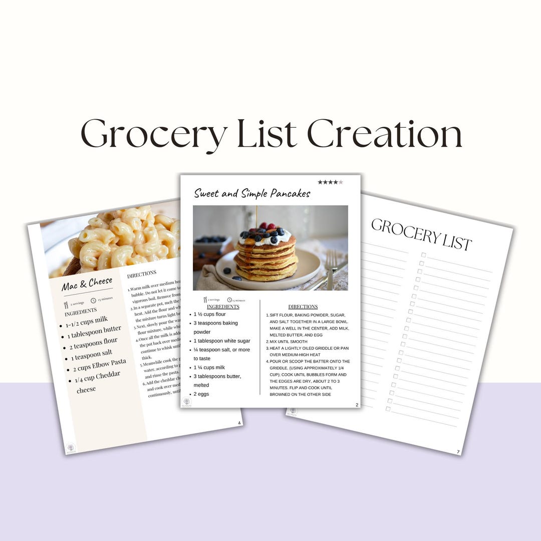 Functional Skills: Grocery List Creation - Etsy