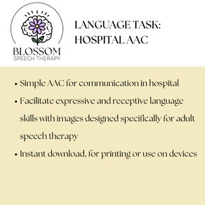 Hospital AAC Communication Board - Etsy