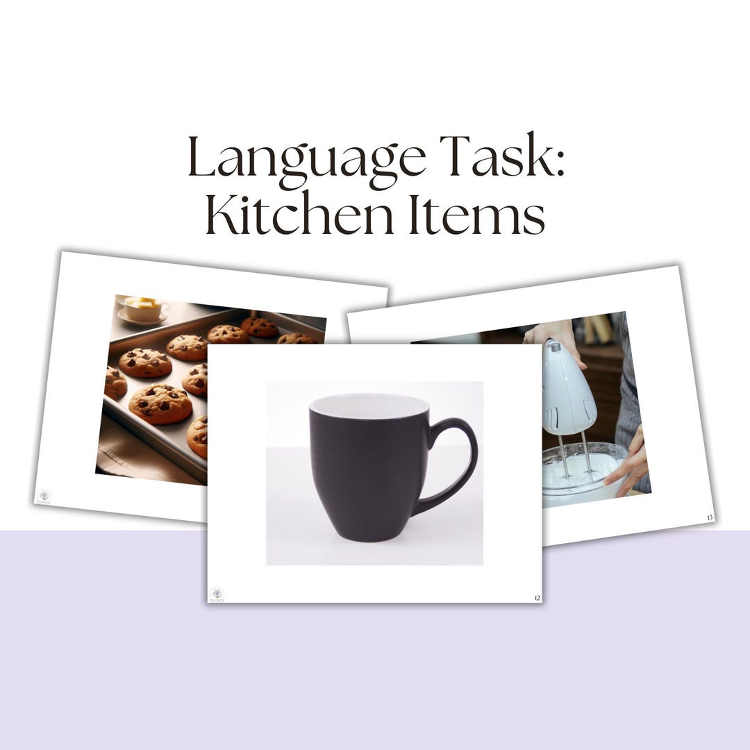 Aphasia Kitchen Naming - Etsy