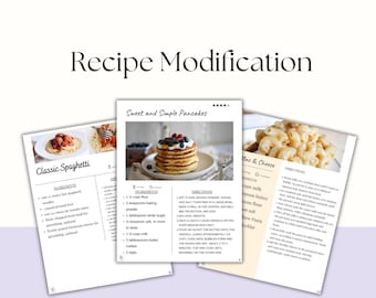 Functional Skills: Recipe Modification - Etsy