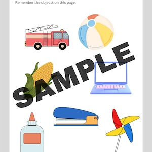 Cognitive Skills: Visual Short-term Memory Task for Adult Speech ...