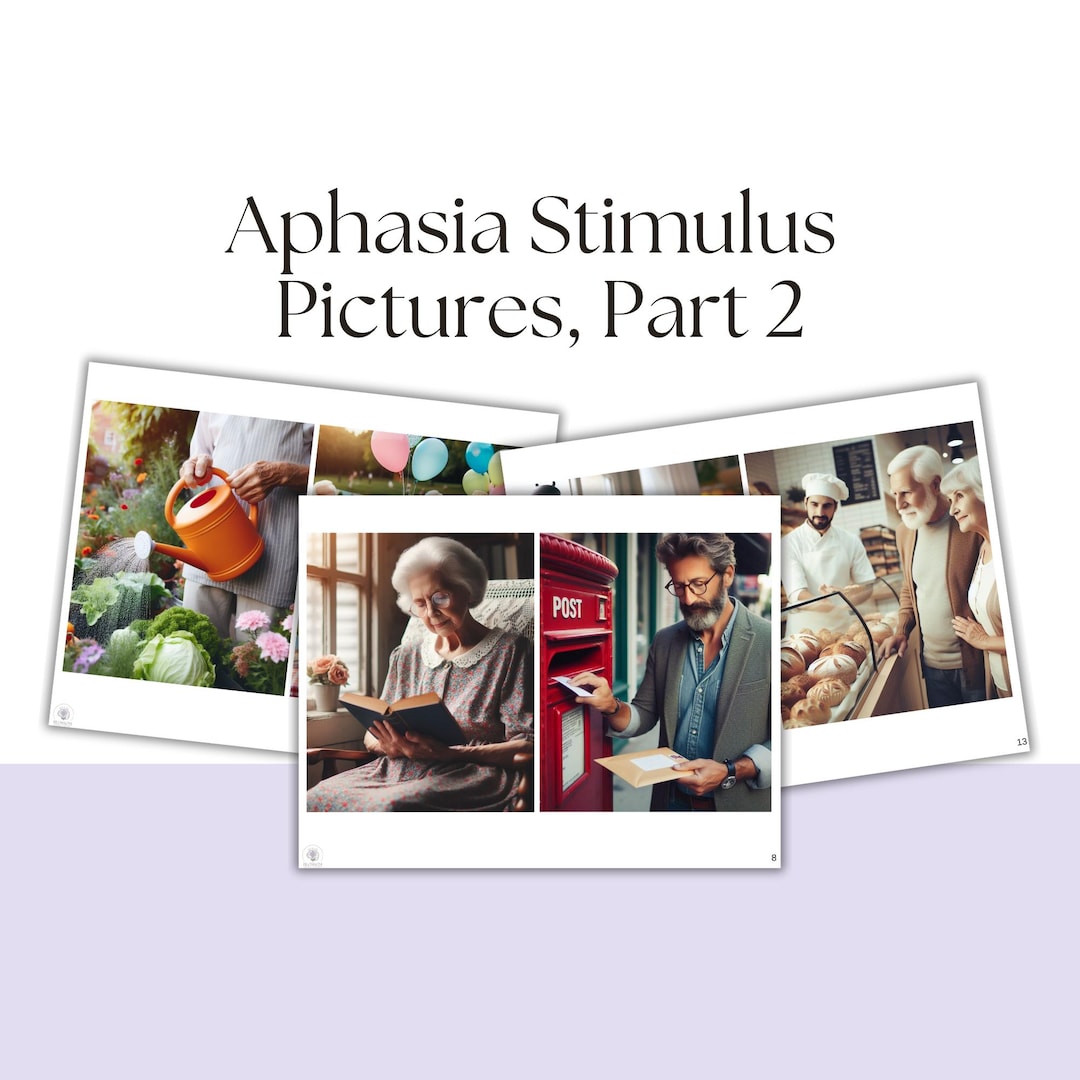 Aphasia Stimulus Pictures (part 2) - Etsy
