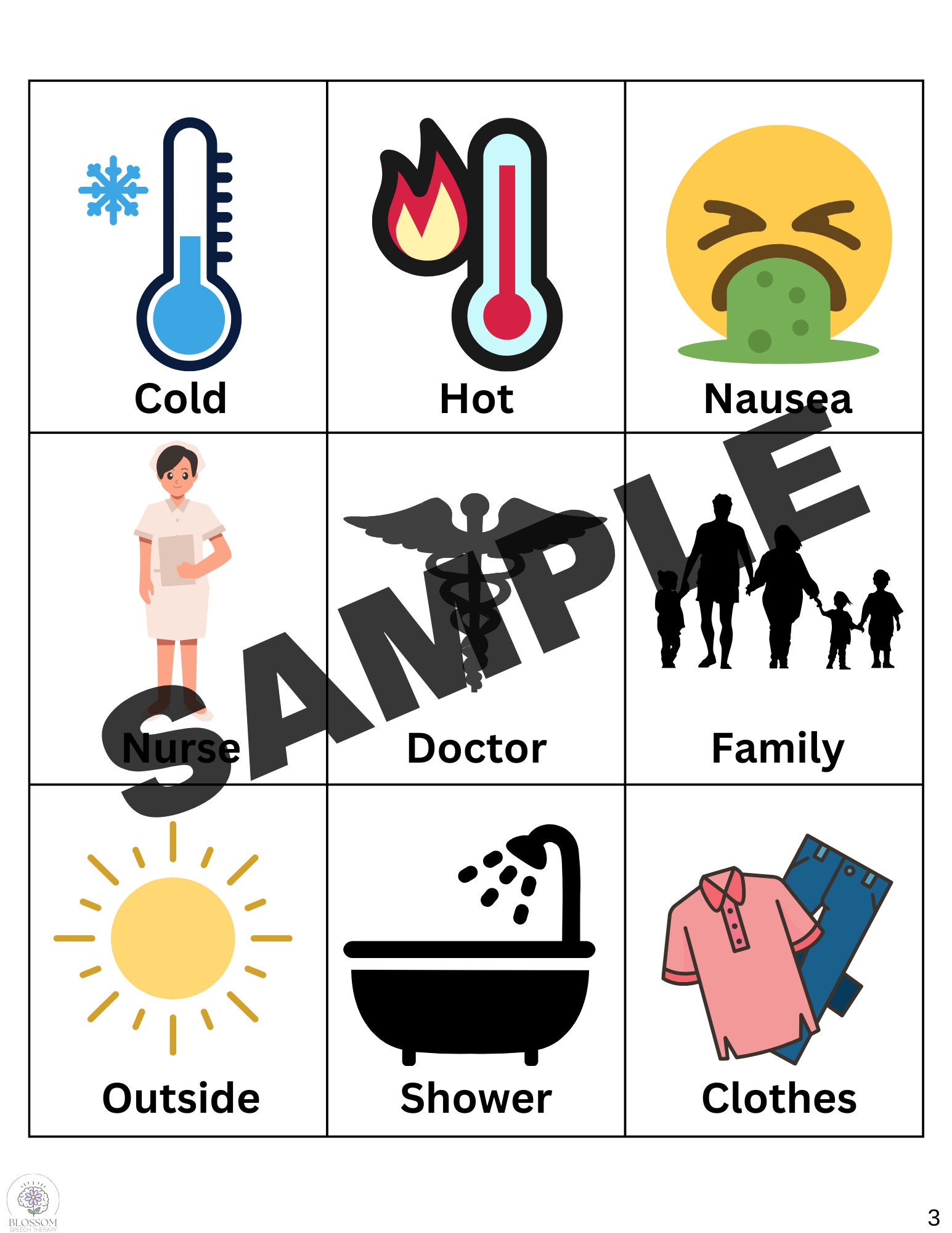 Hospital AAC Communication Board - Etsy