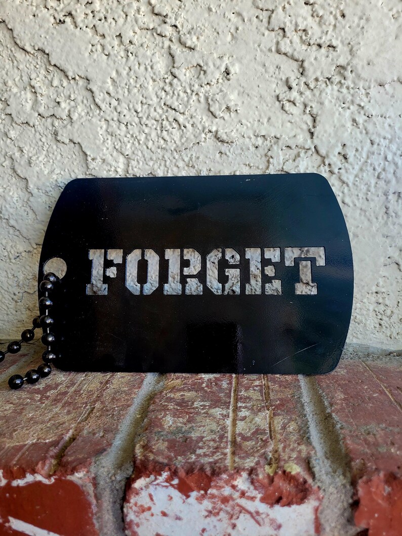 Never Forget Military Dog Tags - Etsy
