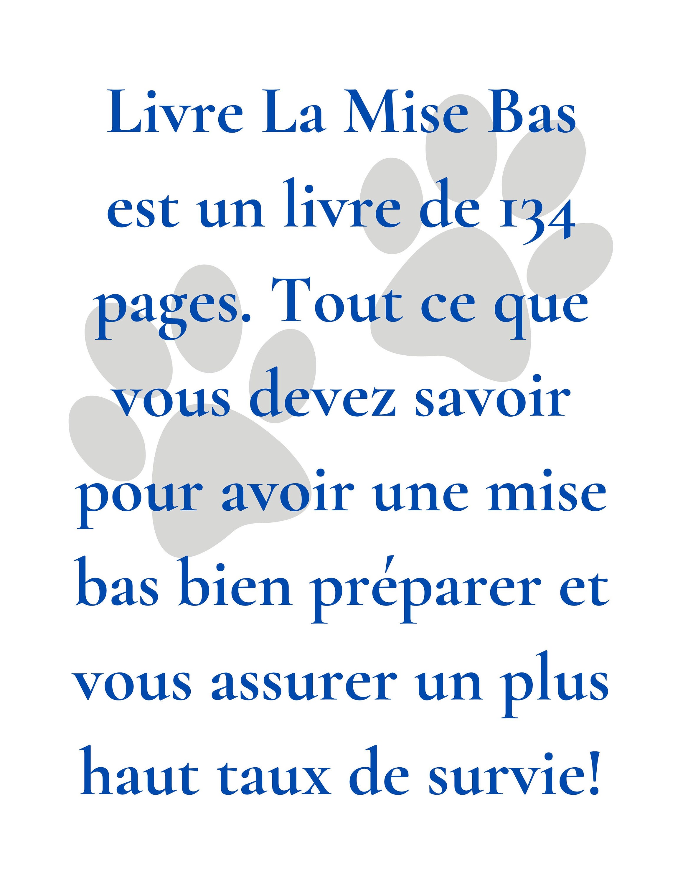 Soyez Préparé, Tout Ce Que Vous Devez Savoir Pour Une MISE BAS De Vos ...