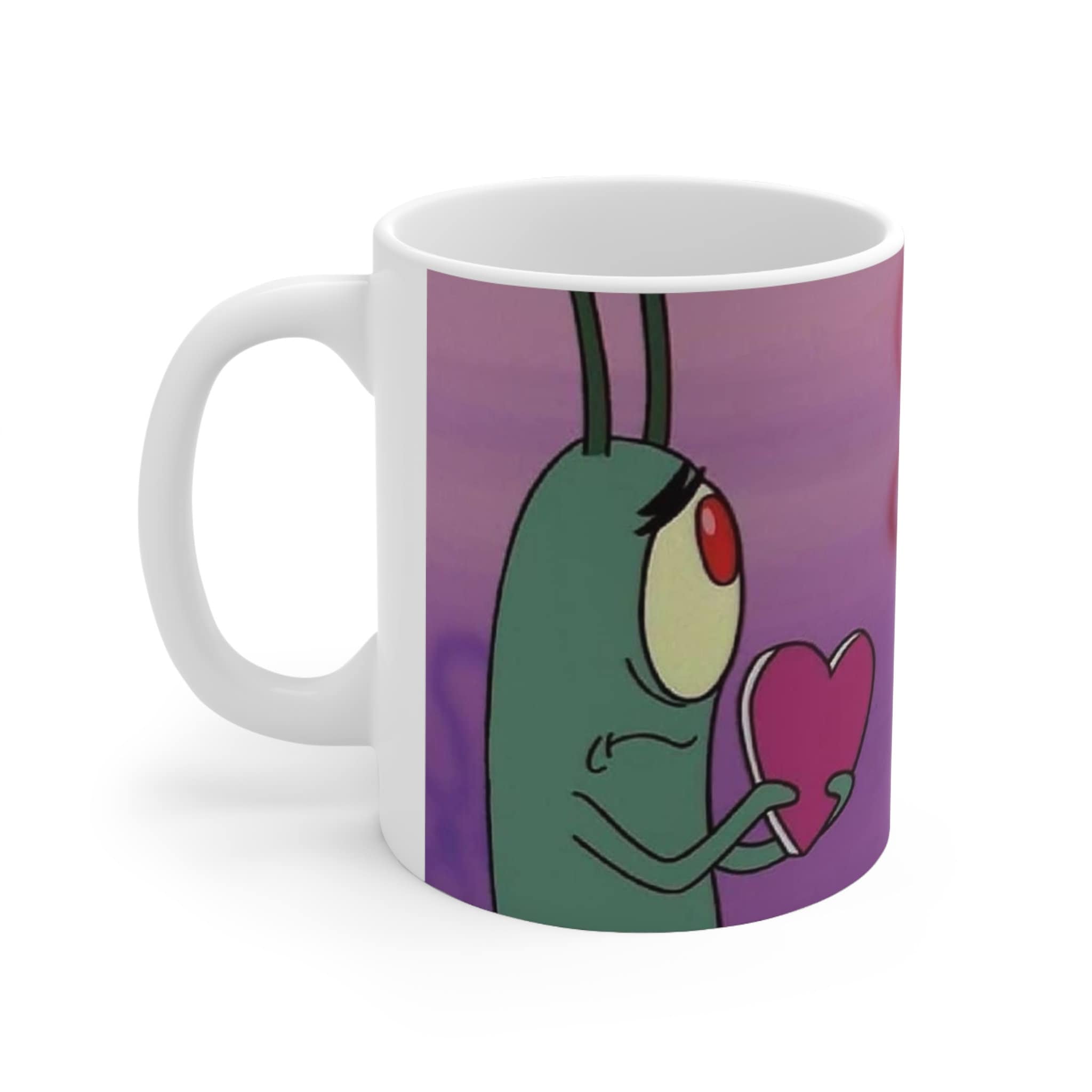 Plankton Heart Meme Mug - Etsy