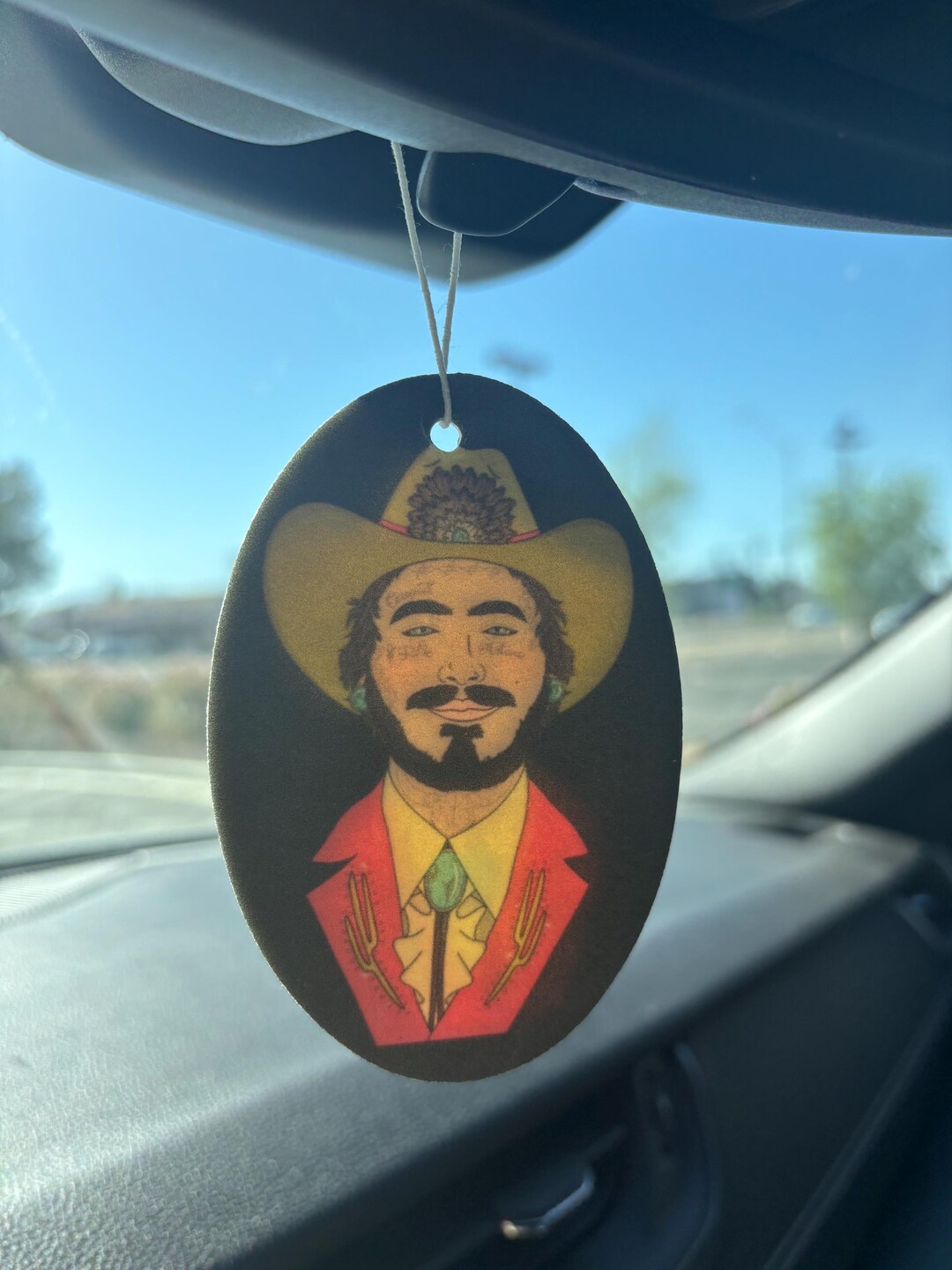 Western Post Malone Air Freshener - Etsy