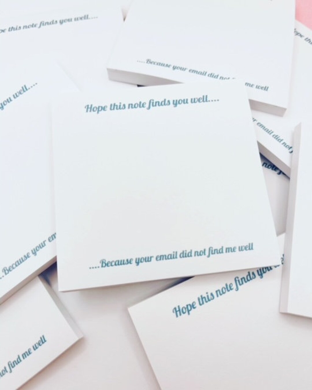 I Hope This Note Finds You Well Sticky Note - Etsy